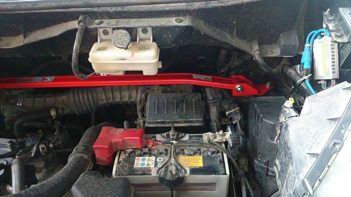 【图】顶吧 拉杆 侧拉杆安装角度不知可对，请专家赐教！_日产NV200论坛_汽车之家论坛