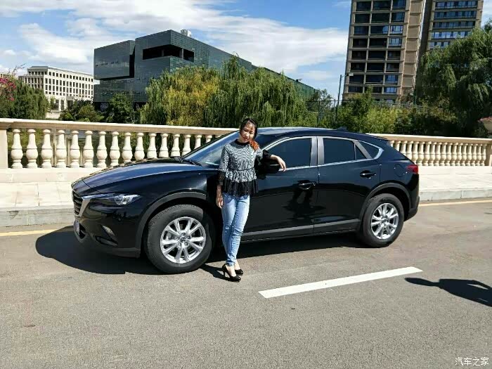 【图】愿一日，有女同车，颜如舜华。马自达——cx4极夜黑！提车作业_马自达CX-4论坛_汽车之家论坛