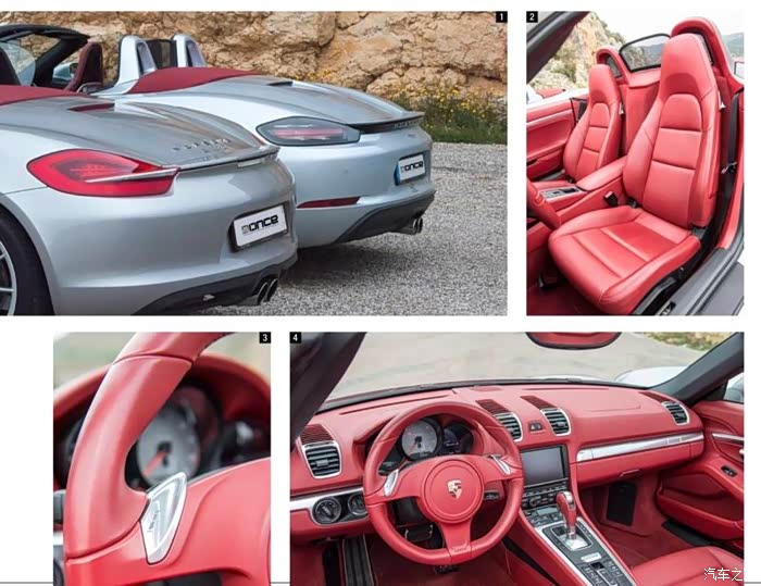 【图】981，982 两代 Boxster 的內外对比。。来自外国汽车杂志的分享。_保时捷718论坛_汽车之家论坛