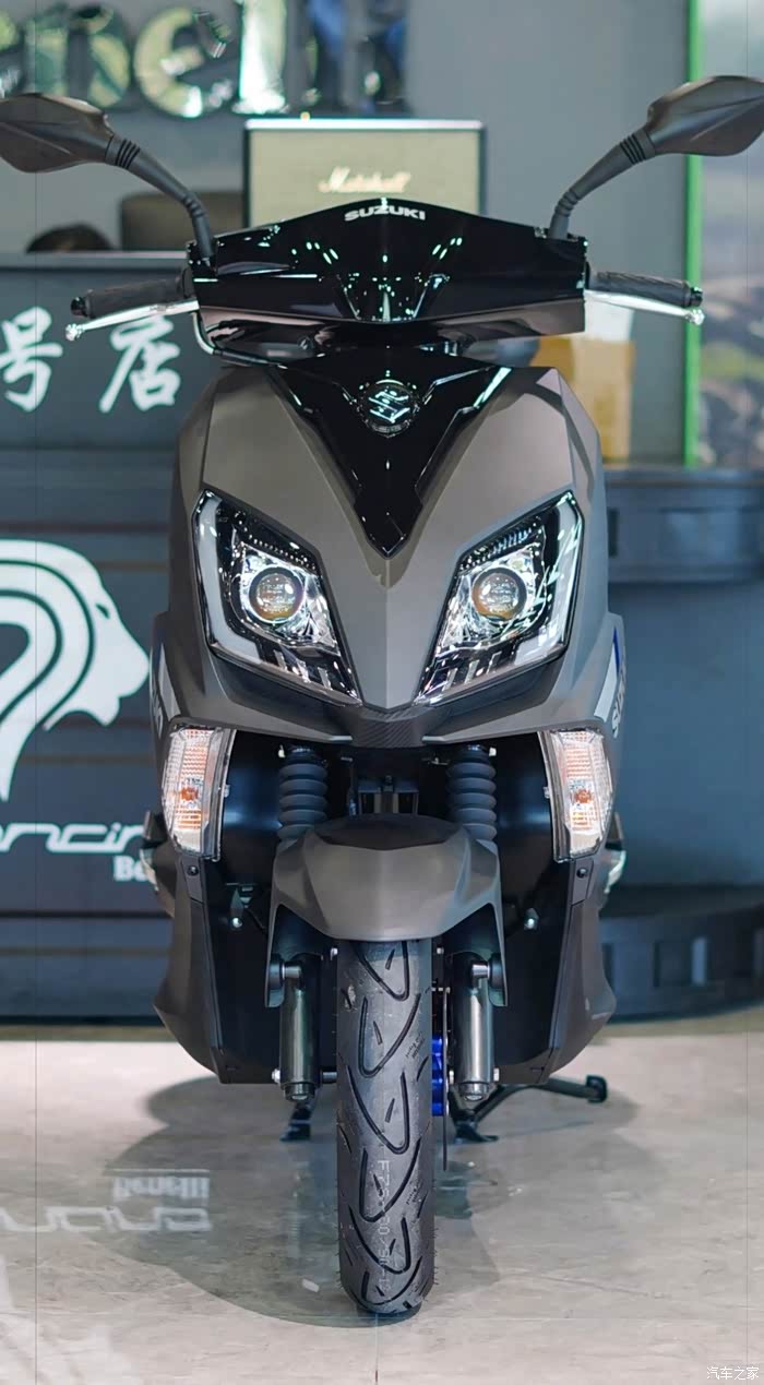 【图】2023款铃木UY125低调上市，升级LED灯具蓝色轮毂_摩托车论坛_汽车之家论坛