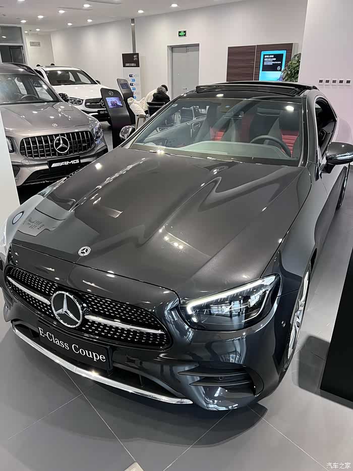 【图】E260石墨灰提车，无B柱设计煞是好看_奔驰E级论坛_汽车之家论坛