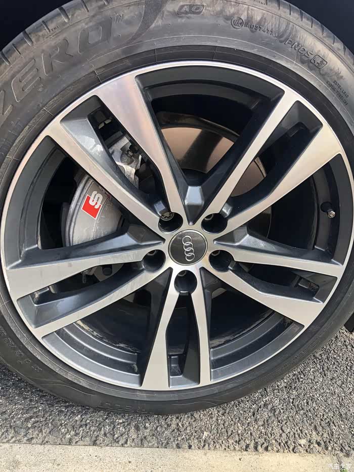 【图】原厂奥迪A6L.19寸5幅轮毂轮胎一套转让 ，价3000元，接受小刀。_奥迪A6L/A6(进口)论坛_汽车之家论坛