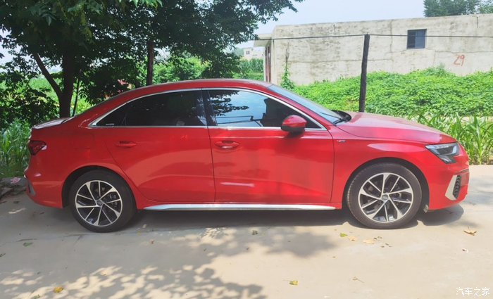 【图】买了台大红色奥迪A3L，真是帅呆了_奥迪A3论坛_汽车之家论坛