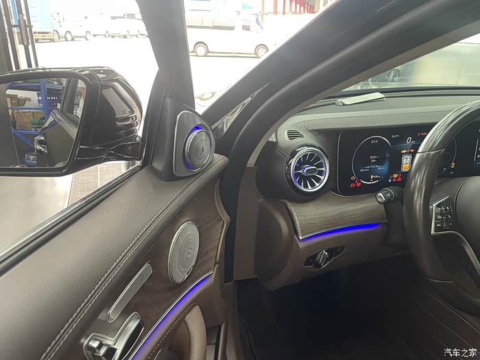 【图】23款奔驰E300 E350eL升级柏林之声音响，旋转高音安装效果分享_奔驰E级论坛_汽车之家论坛