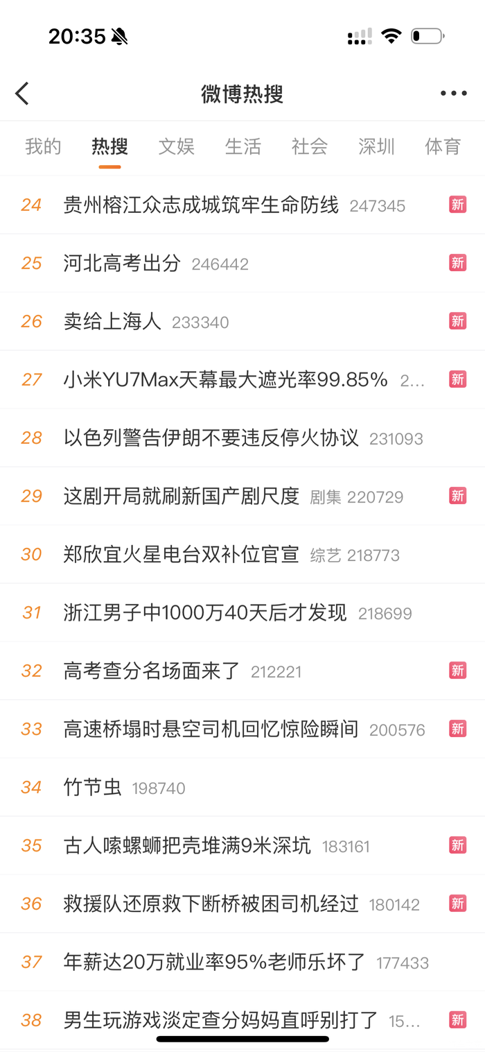 【图】YU7 max标配EC天幕，雷总真是热搜体质啊_小米YU7论坛_汽车之家论坛