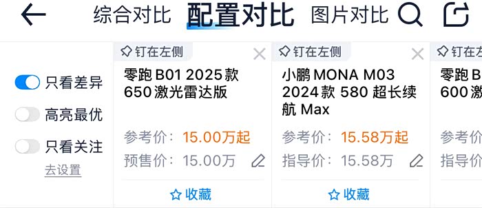 【图】零跑B01我对比小鹏M03_零跑B01论坛_汽车之家论坛