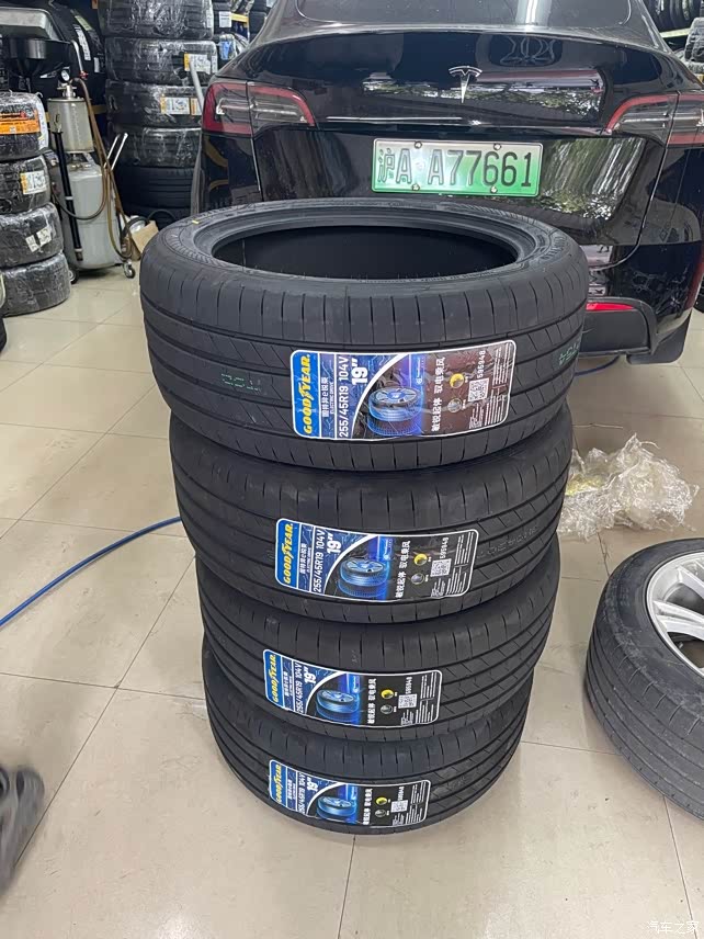 【图】ModelY更换固特异e锐乘轮胎_Model Y论坛_汽车之家论坛