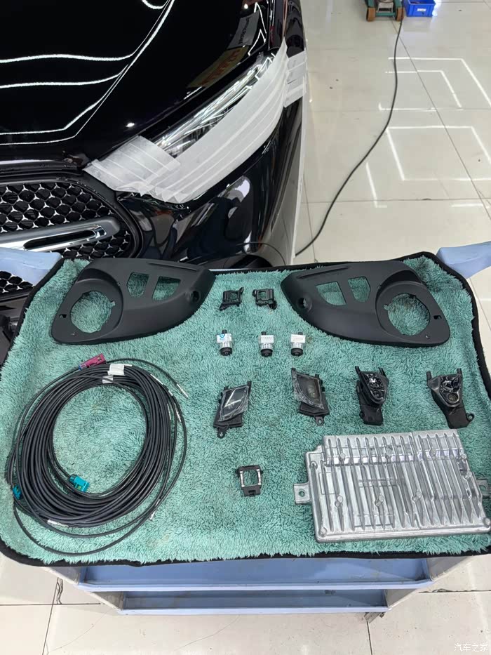 【图】奔驰23款GLC260升级原厂360全景影像+开通透明底盘--上海老程_奔驰GLC论坛_汽车之家论坛