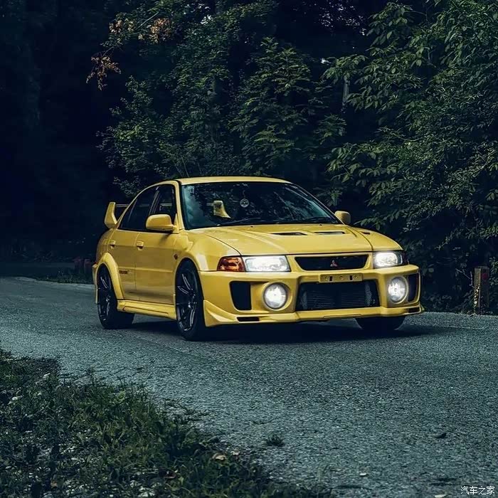 【图】手绘三菱Lancer Evo 5—永不消逝的JDM_汽车插画论坛_汽车之家论坛