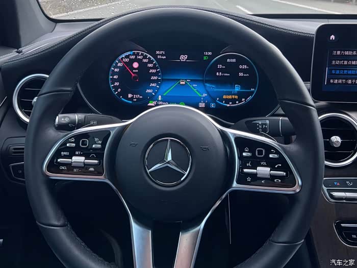 【图】科技赋能！22款奔驰GLC300L升级23p驾驶辅助系统和HUD抬头显示_奔驰GLC论坛_汽车之家论坛