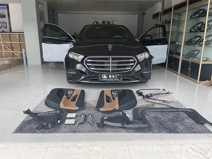 【图】24款25款奔驰E300L升级后门+三角窗遮阳帘，提升隐私和隔热防晒_奔驰E级论坛_汽车之家论坛