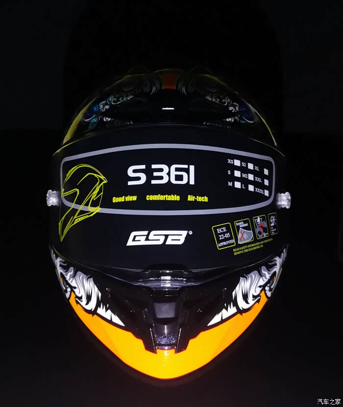 【图】意外之外的骑行全盔---GSB-S361使用感受_摩托车论坛_汽车之家论坛