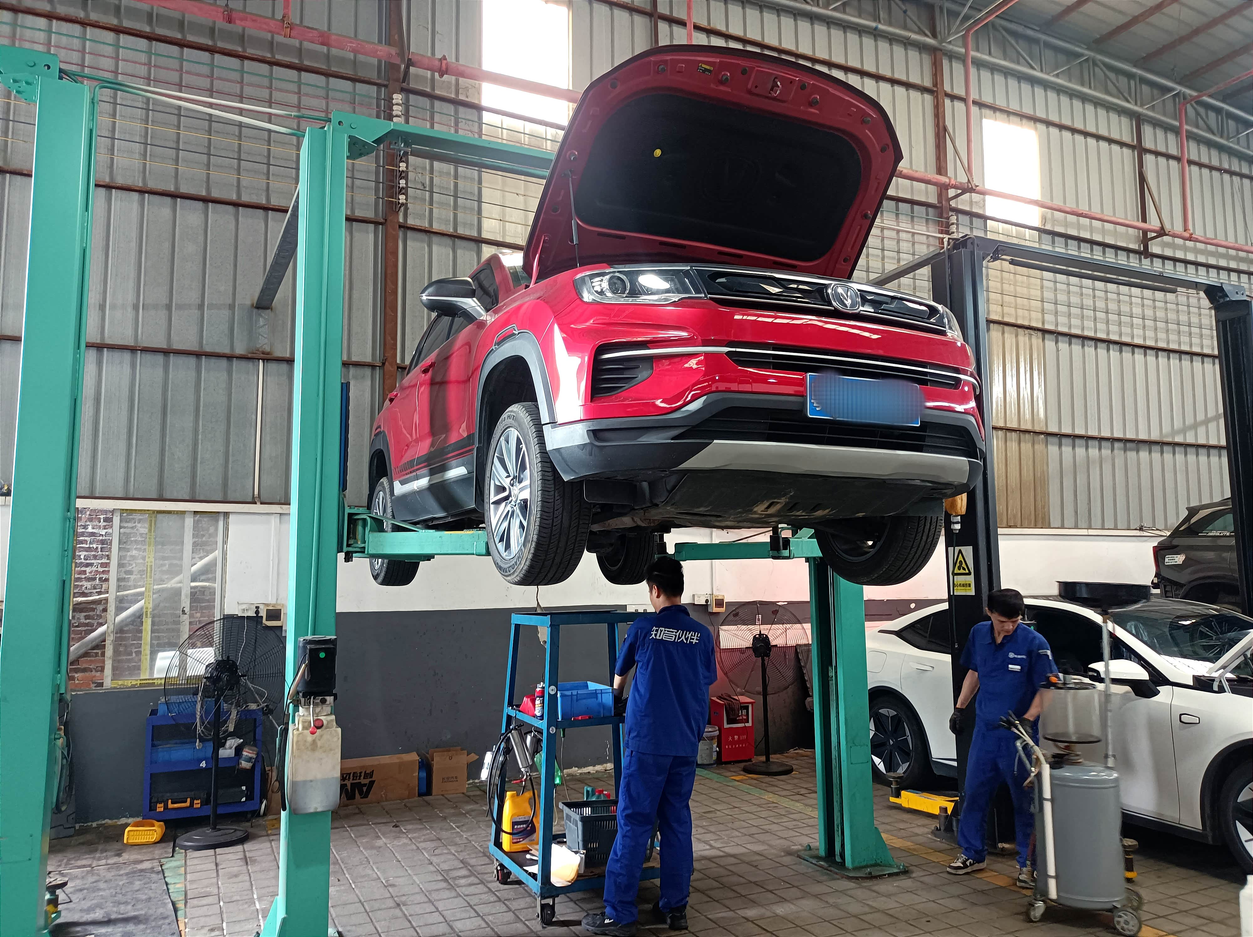 【图】#保养作业# CS35PLUS保养大公开，4S店专业呵护_长安CS35PLUS论坛_汽车之家论坛