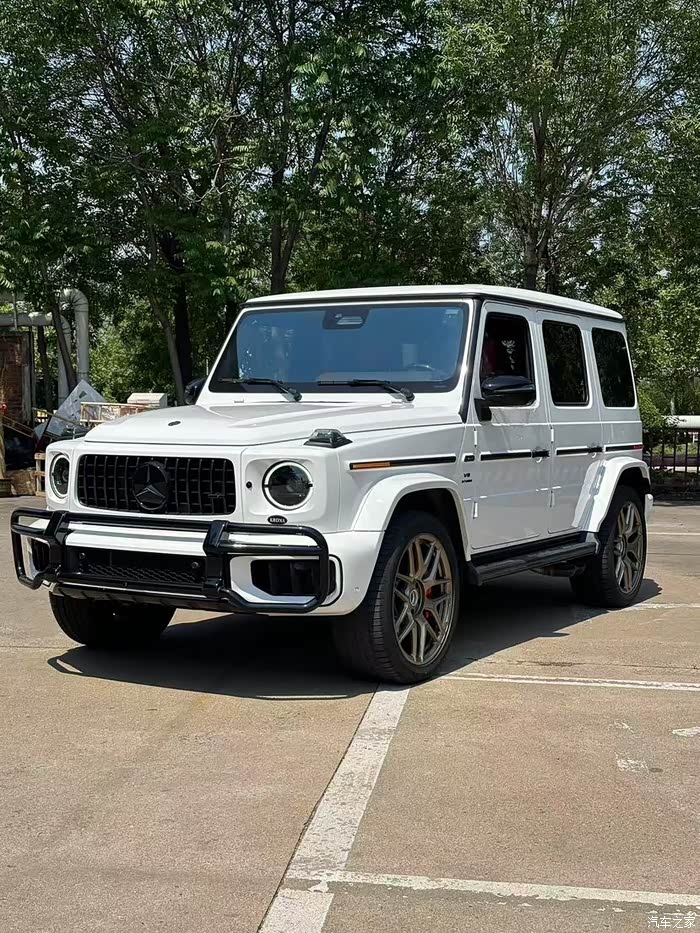 【图】25款加规奔驰G63 白/红_奔驰GLC论坛_汽车之家论坛