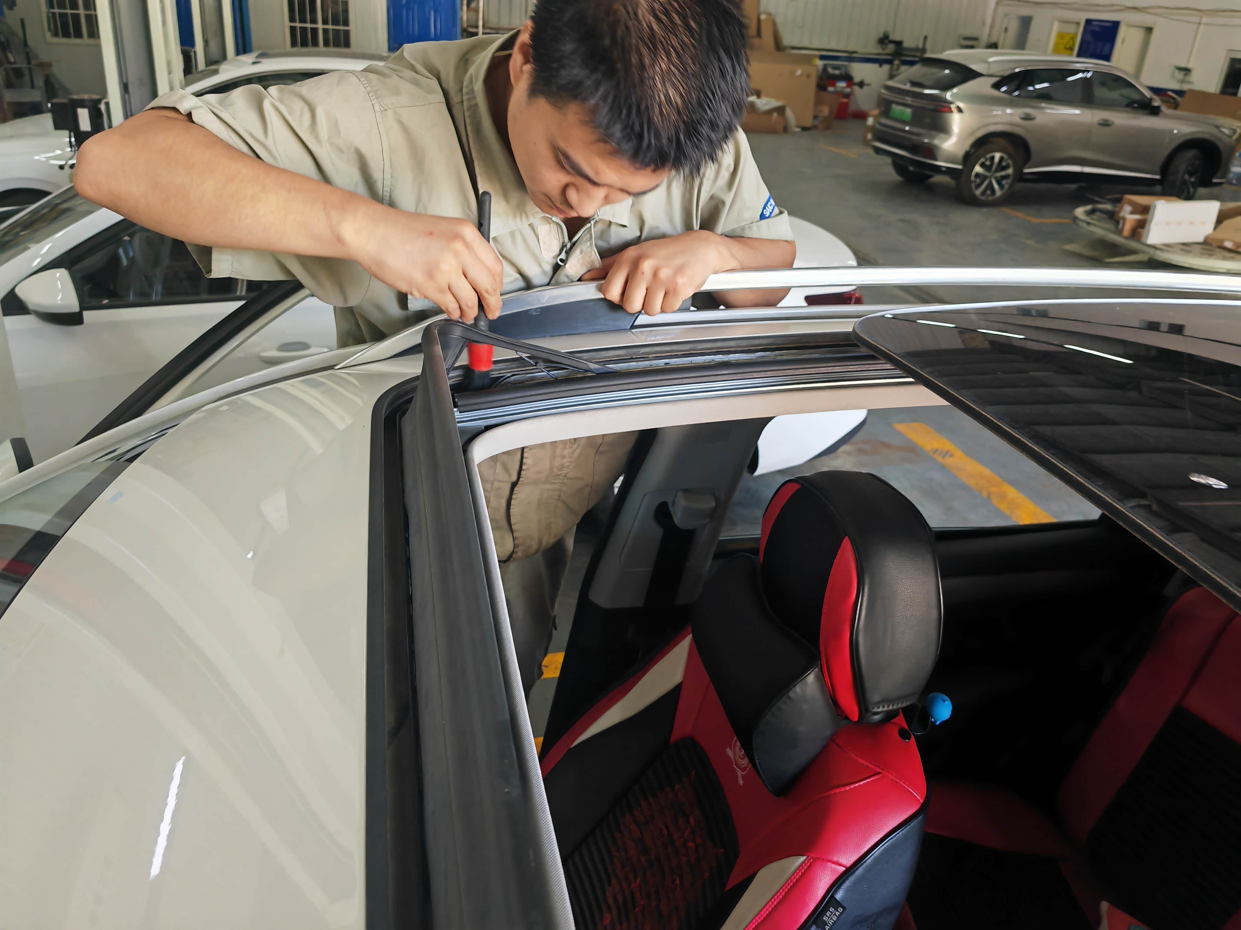 【图】#保养作业#梅雨将至，开荣威RX5去4S店做天窗保养_荣威RX5/RX5新能源论坛_汽车之家论坛