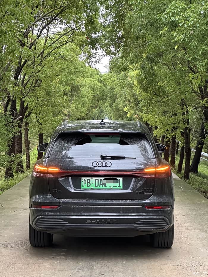 【图】我的Q5e-tron星耀黑武士提车作业_上海论坛_汽车之家论坛