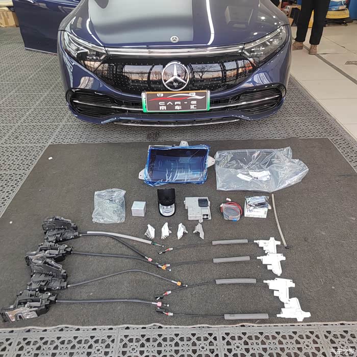 【图】EQS原厂升级HUD抬头显示，电吸门和香氛负离子全是实用性项目_奔驰EQS论坛_汽车之家论坛