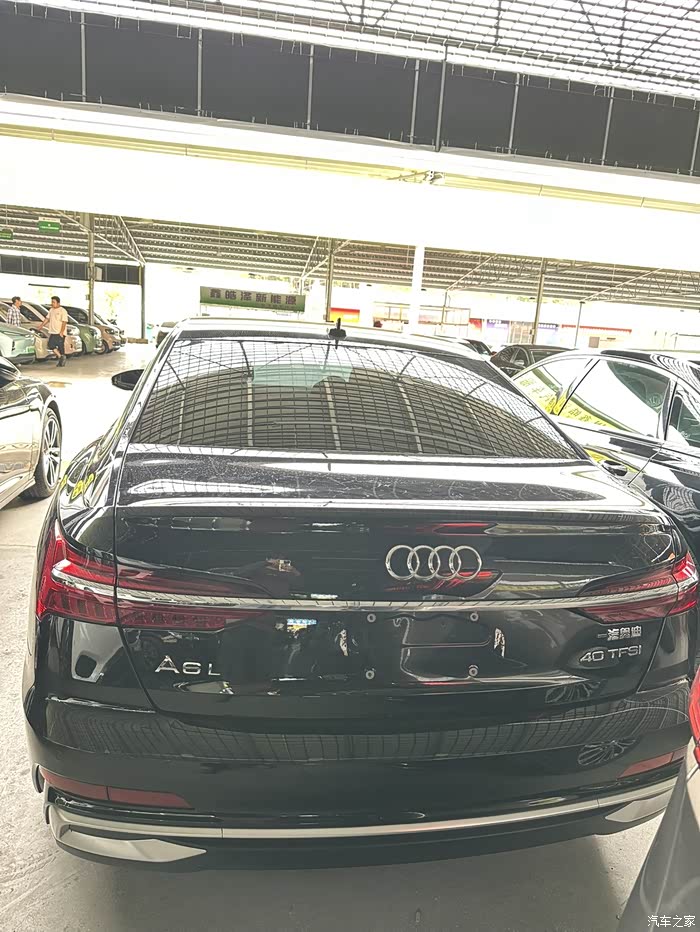 【图】2024年新款奥迪A6L 40豪华，黑色车身配灰色内饰，才跑_奥迪A6L/A6(进口)论坛_汽车之家论坛
