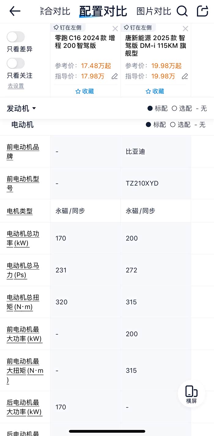 【图】决赛圈C16vs唐DM-i_零跑C16论坛_汽车之家论坛