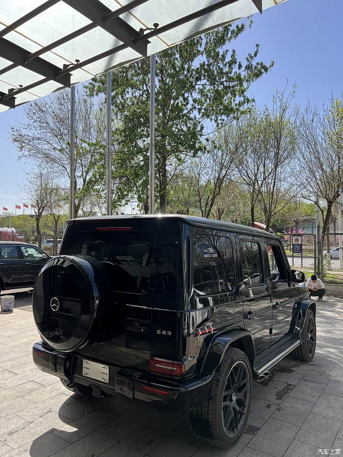 【图】三碳满配奔驰G63，黑色外观，红色内饰_天津论坛_汽车之家论坛