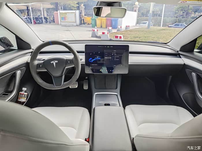 【图】提速神车来了 21款特斯拉Model3p 蓝外白内 7万公里_Model 3论坛_汽车之家论坛