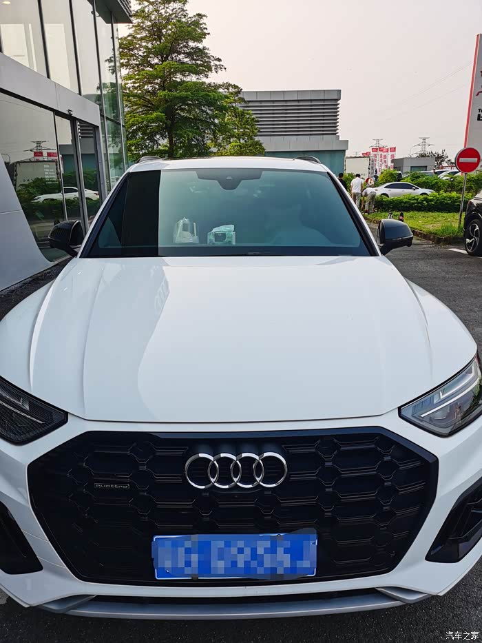 【图】Q5L白色南方版提车_奥迪Q5/Q5L论坛_汽车之家论坛