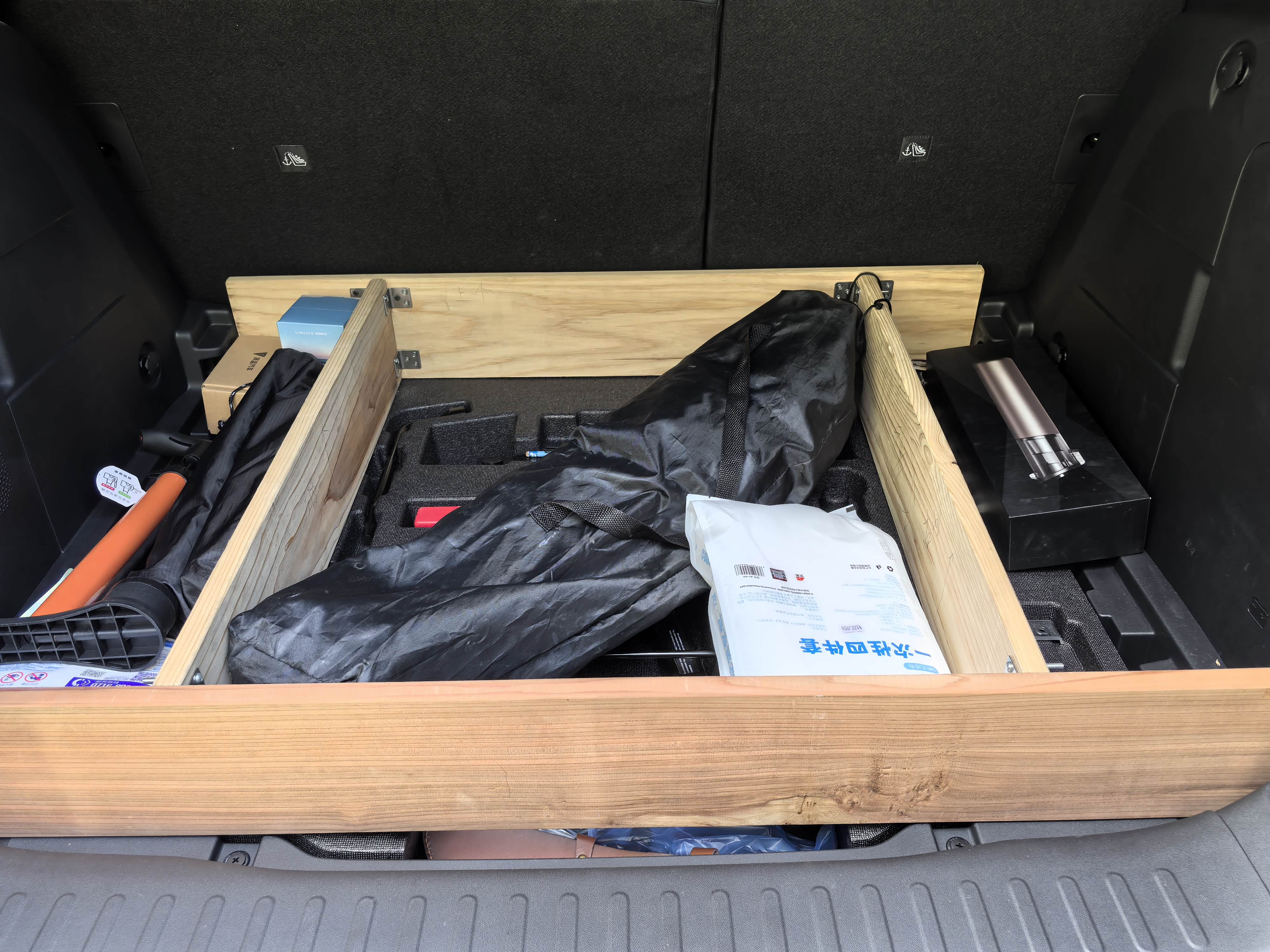 【图】自己动手，制作深蓝G318后备箱魔盒。_深蓝G318论坛_汽车之家论坛