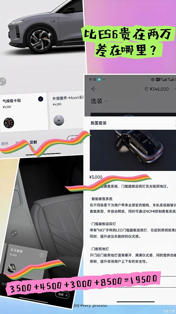 【图】EC6比ES6贵在了哪？_蔚来EC6论坛_汽车之家论坛