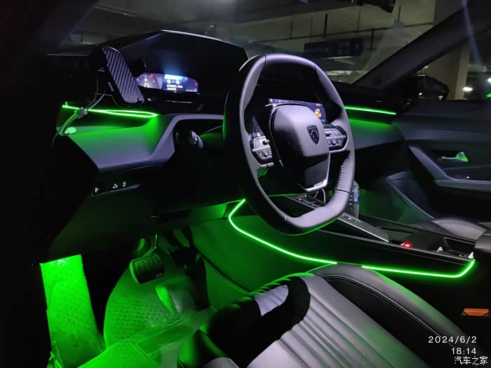 【图】历时一个月，给爱车408X加装20个氛围灯全过程分享~_标致408X论坛_汽车之家论坛