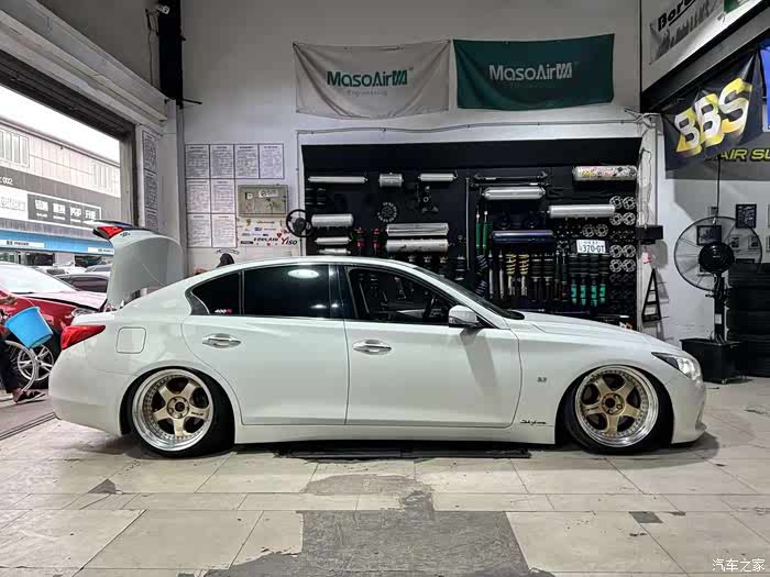 【图】#完美结合#英菲尼迪Q50S改装AIRBFT气囊减震_英菲尼迪Q50/Q50L论坛_汽车之家论坛