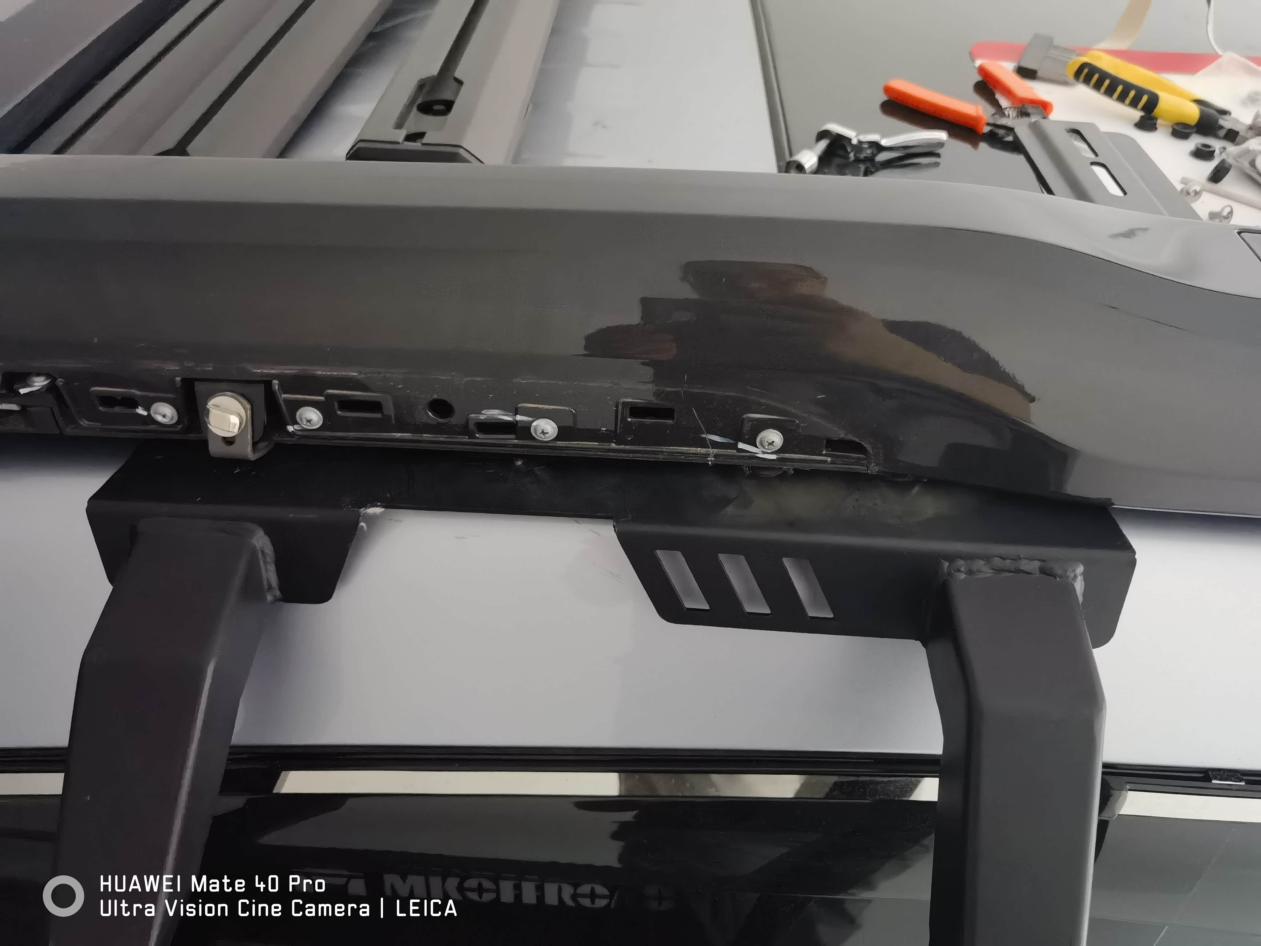 【图】美卡400爬梯适配深蓝G318过程_深蓝G318论坛_汽车之家论坛