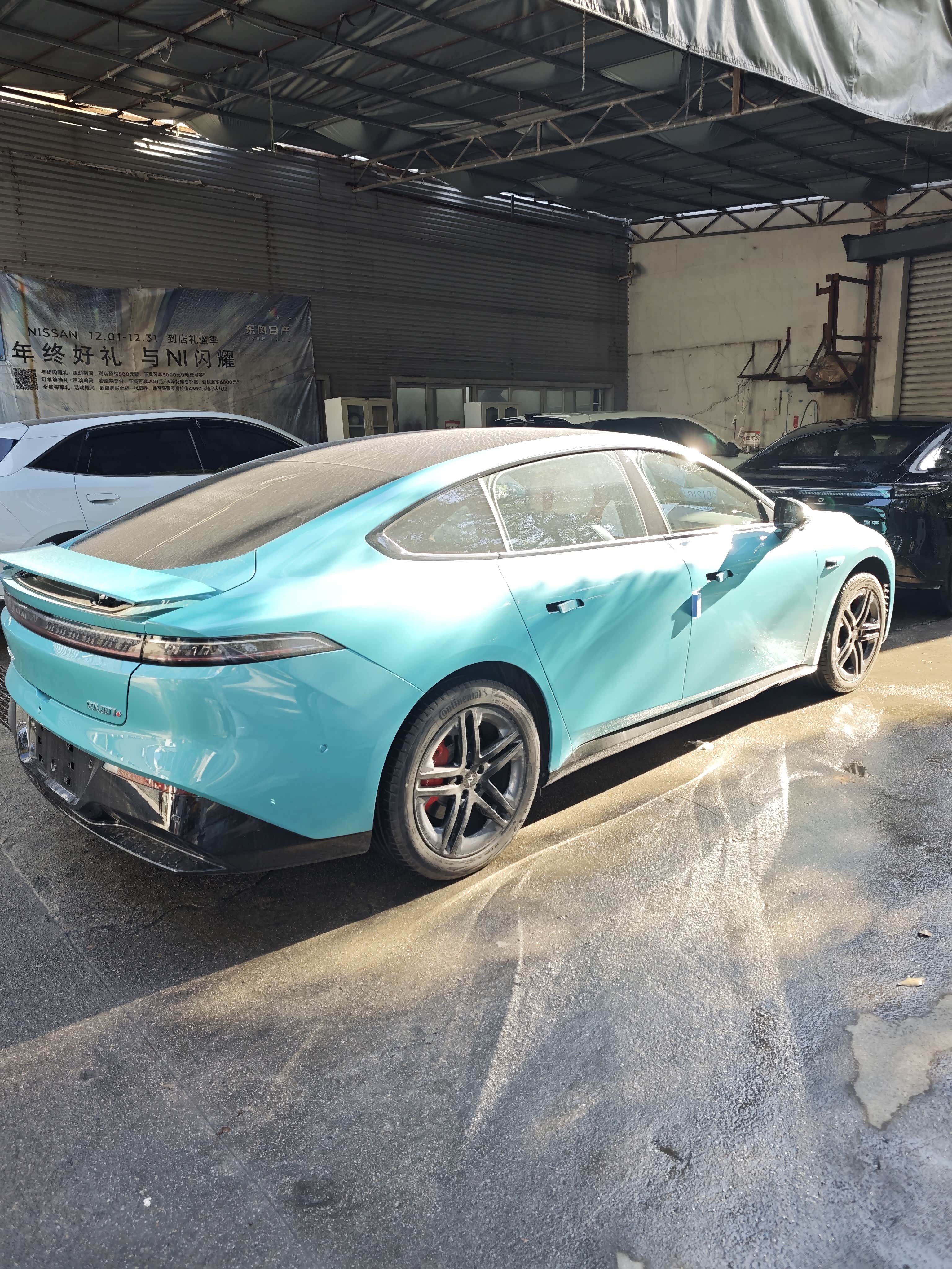 【图】提车一周，第一次给奕派007+亲手洗澡_eπ007论坛_汽车之家论坛