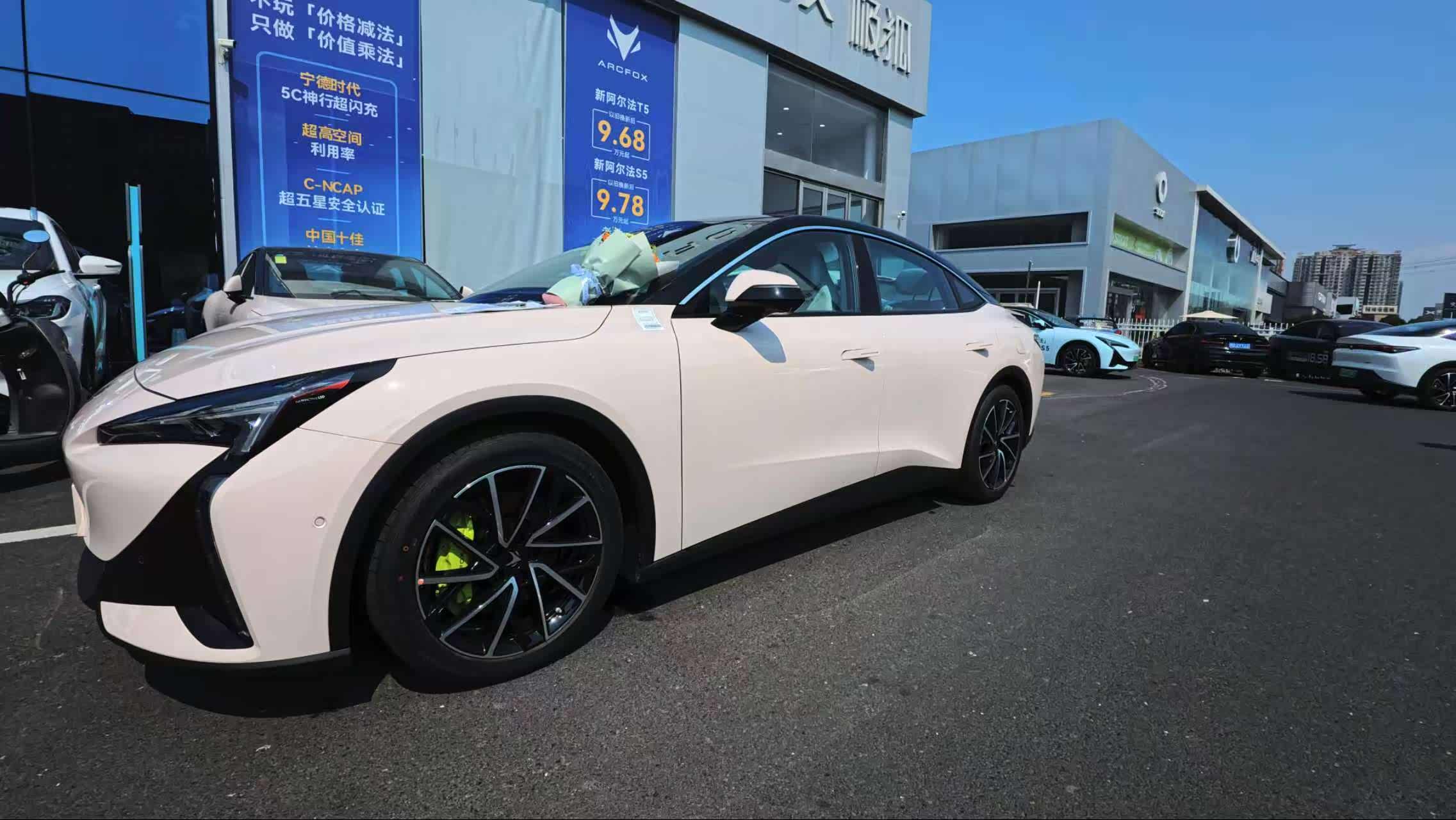 【图】极狐阿尔法S5——我最爱的小小粉狐狸_极狐 阿尔法S5论坛_汽车之家论坛