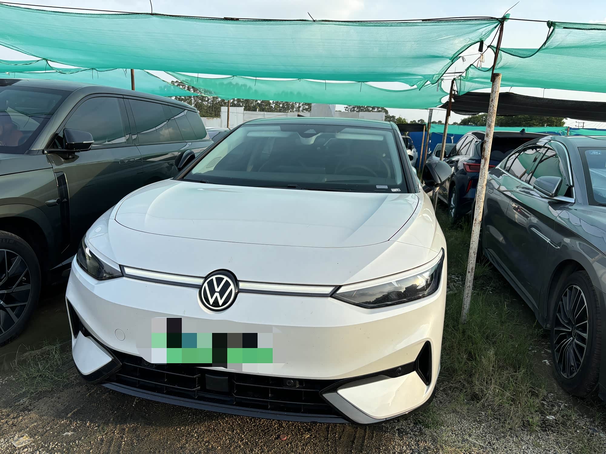 【图】还记得2024年11月，白色大众ID.7 VIZZION驶进_大众ID.7 VIZZION论坛_汽车之家论坛