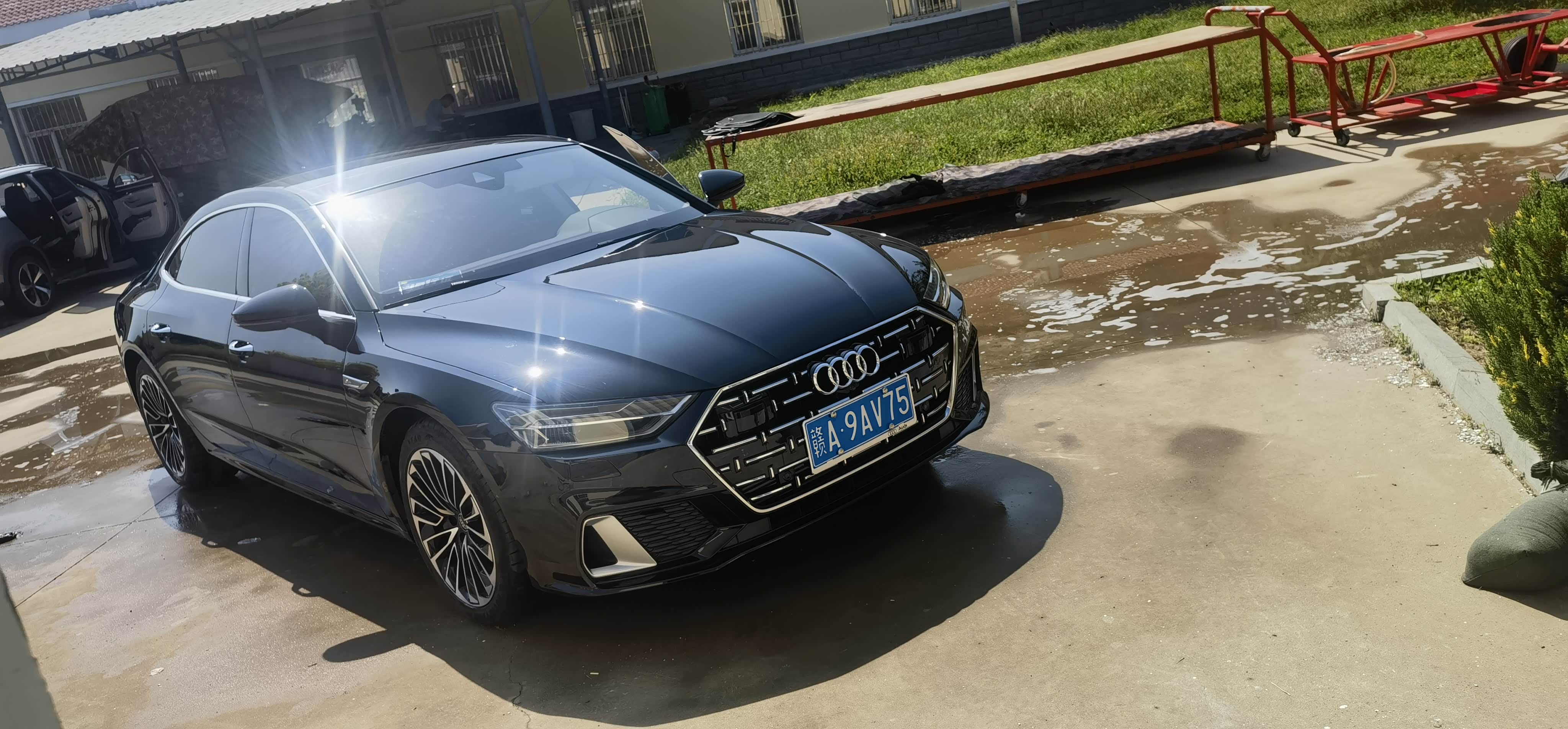 【图】新手老婆第一次开奥迪A7L_奥迪A7L论坛_汽车之家论坛