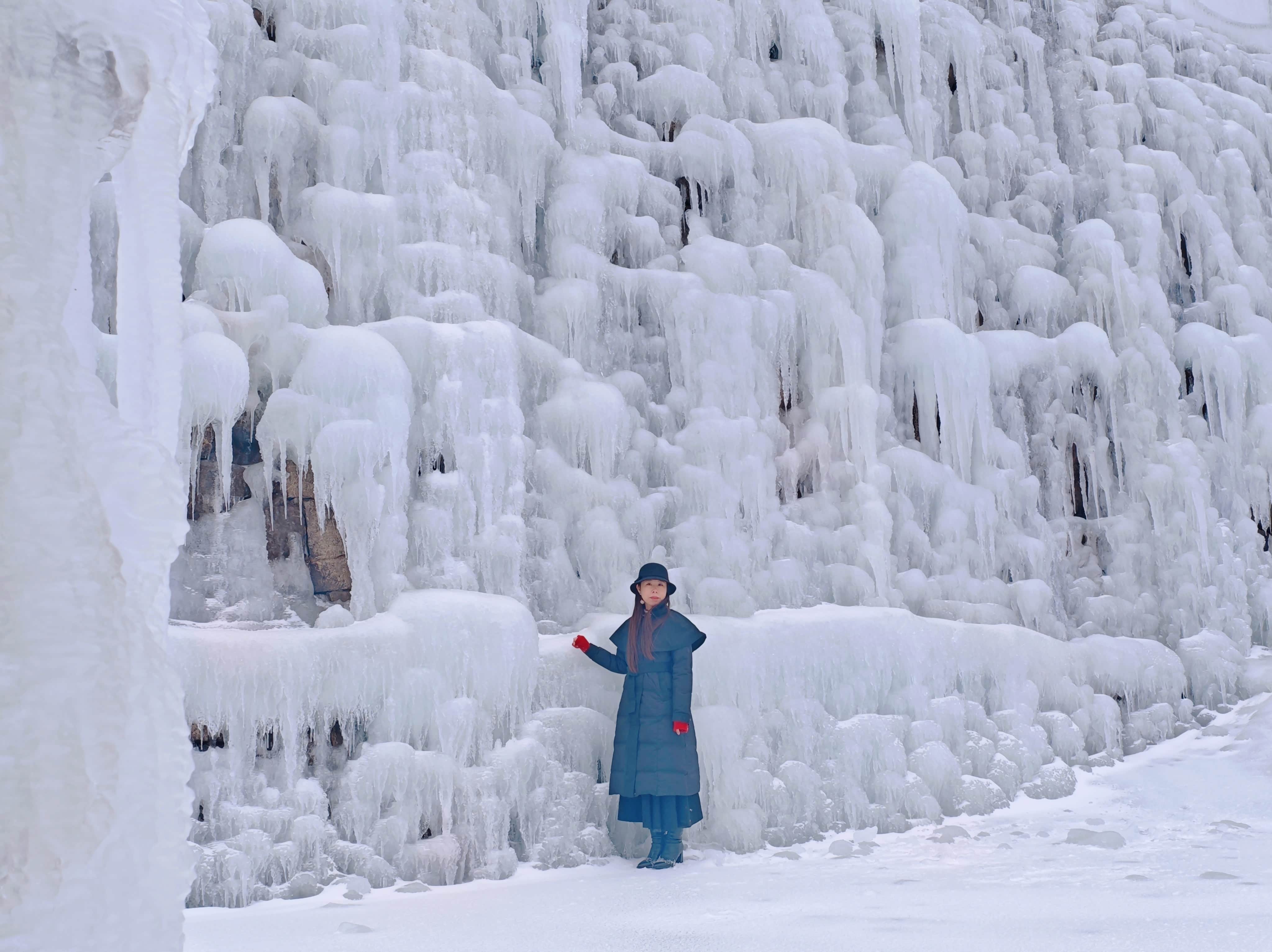 【图】驾ID.3赴一场冰封之约——大青山雪后冰壁打卡记_大众ID.3论坛_汽车之家论坛