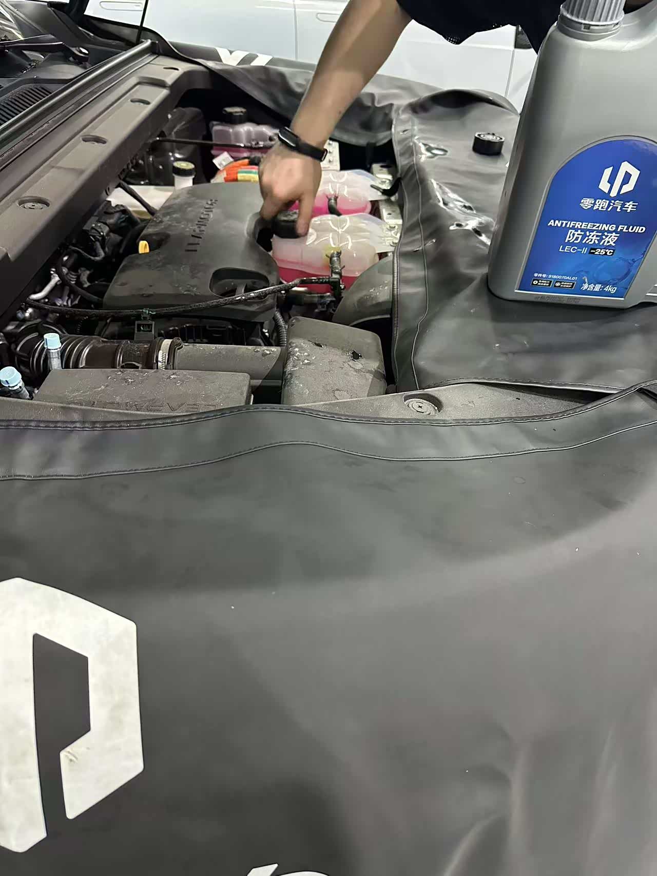 【图】零跑C16增程，1W公里保养_零跑C16论坛_汽车之家论坛