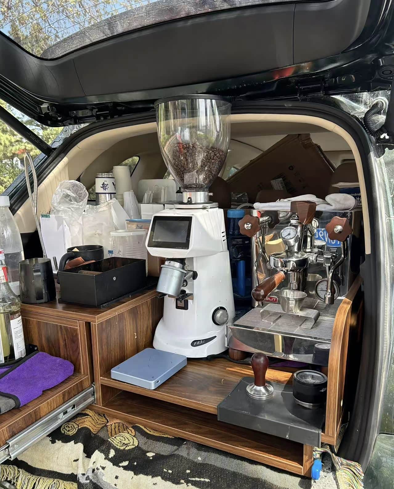 【图】从代步车到移动咖啡铺_蓝电E5 PLUS论坛_汽车之家论坛