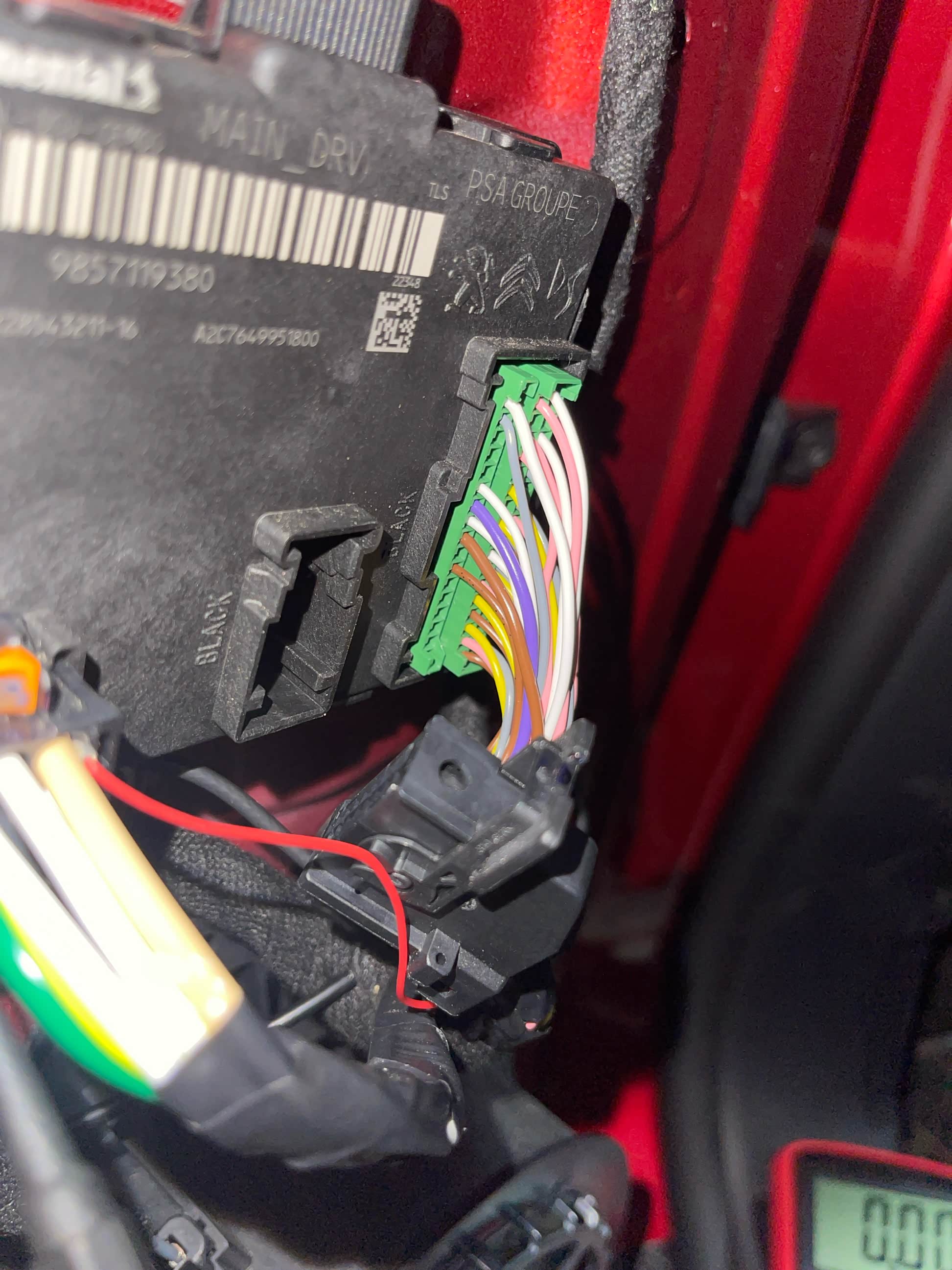 408X锁车升窗车门ECU54孔线检测_标致408X论坛_手机汽车之家