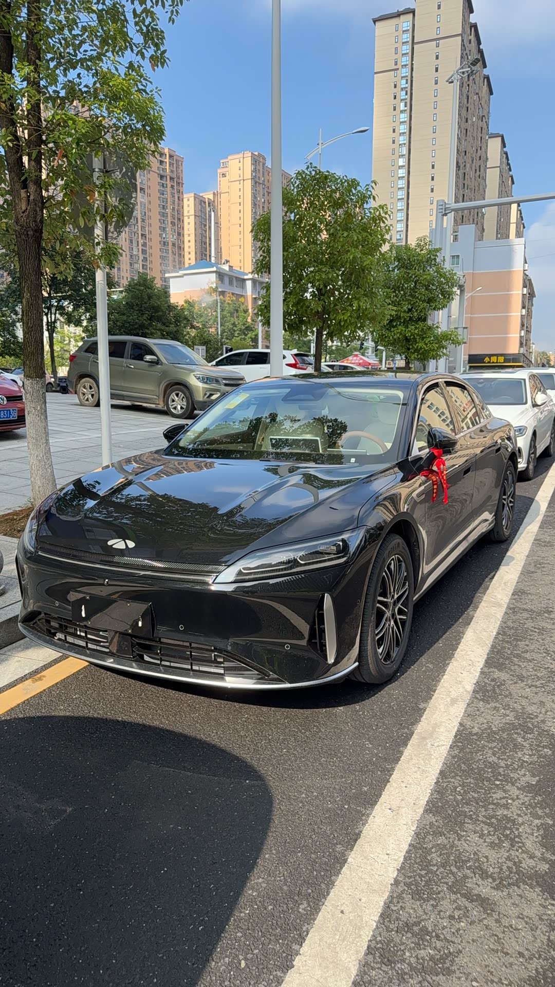 【图】终于等到你，我的风云A9L！第一次同框，就被这流畅的线条和精_风云A9L论坛_汽车之家论坛