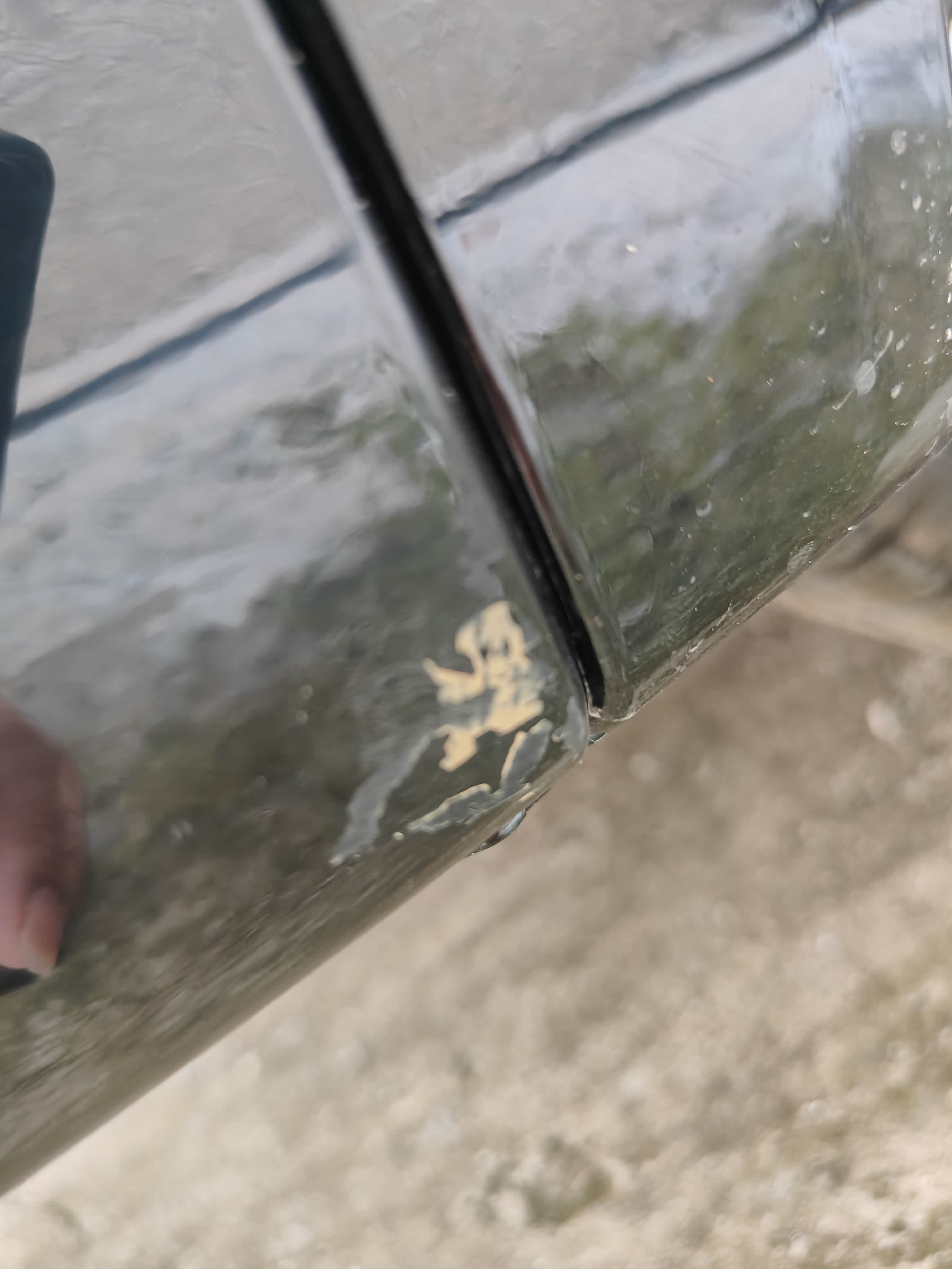 【图】深蓝S09刚提到点新车发现左车头居然做过油漆，坑害消费者_深蓝S09论坛_汽车之家论坛