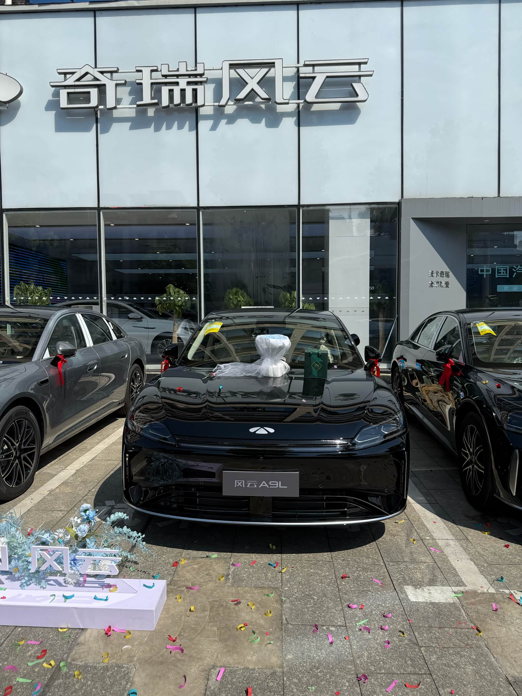 【图】终于等到你，我的风云A9L！第一次同框，就被这流畅的线条和精_风云A9L论坛_汽车之家论坛