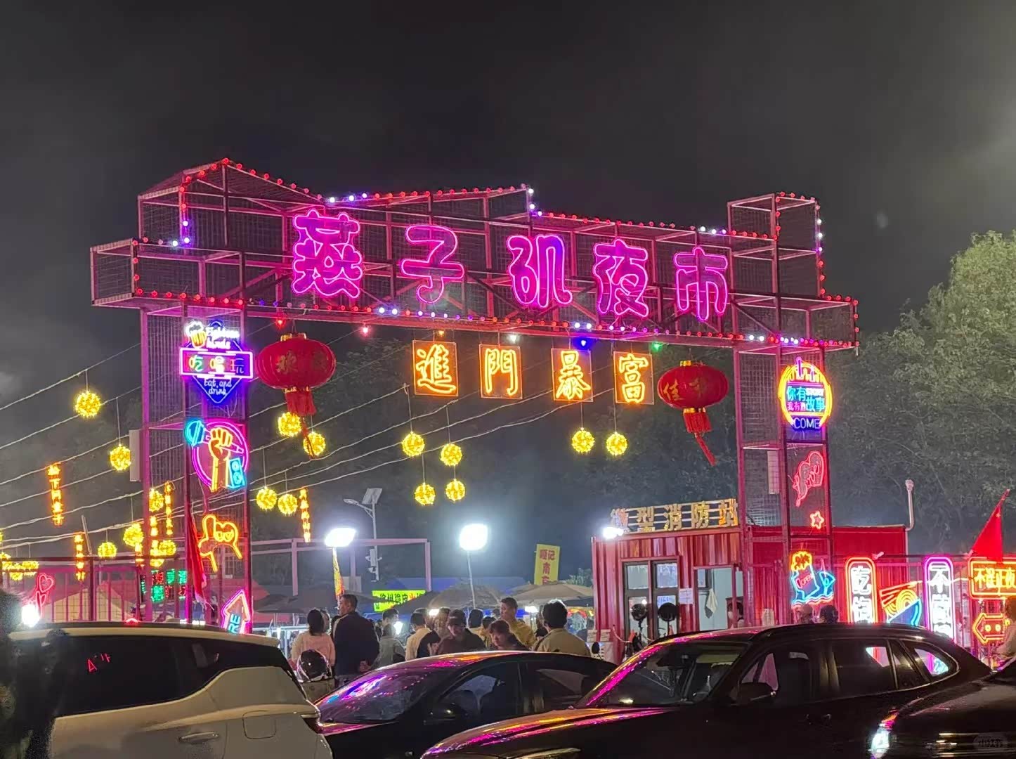 【图】深蓝S09周末夜游燕子矶夜市_深蓝S09论坛_汽车之家论坛