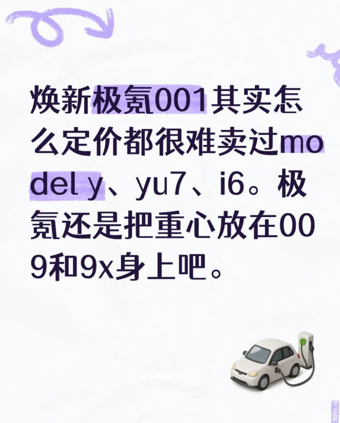 【图】焕新极氪001：定价难敌Model Y/理想i6，产品定位摇摆不定_极氪001论坛_汽车之家论坛