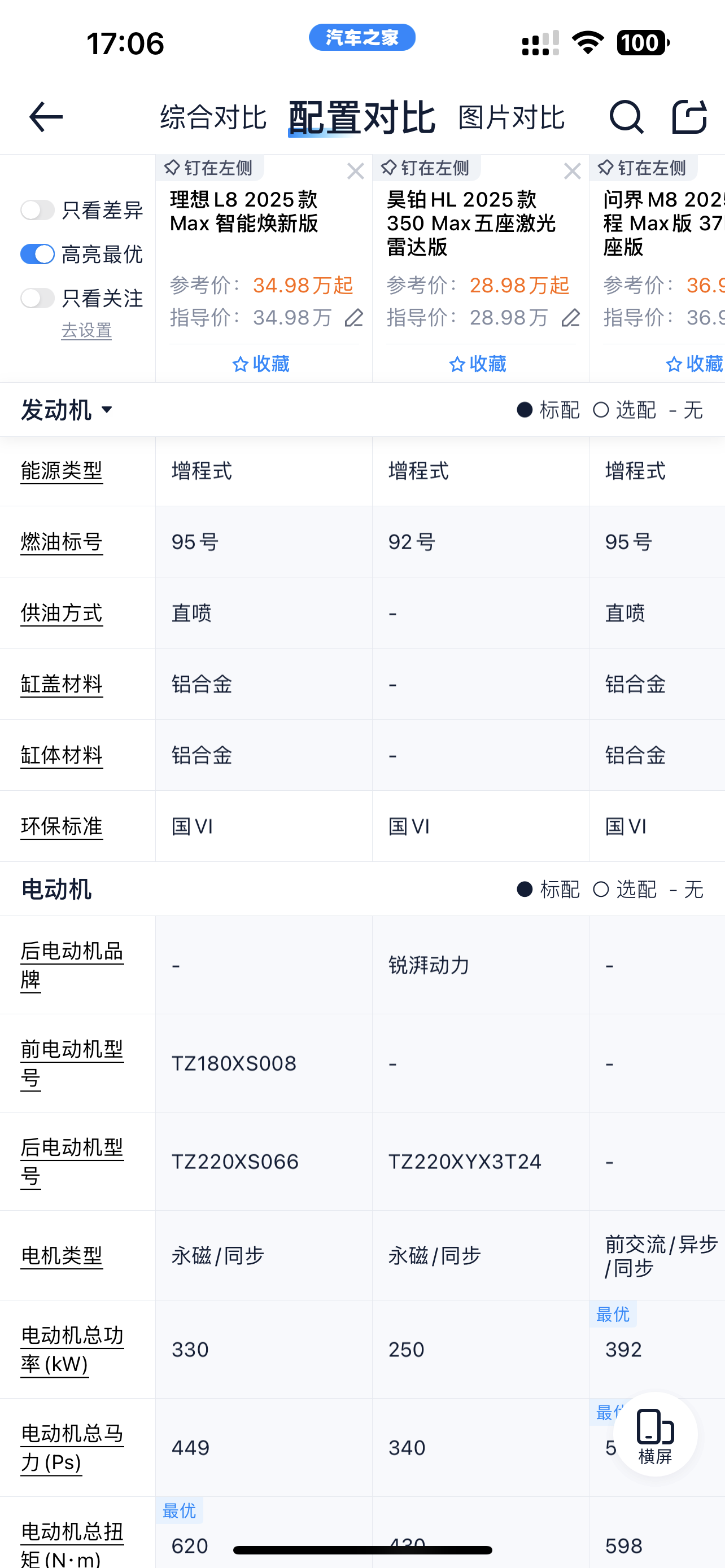 【图】8系选买对比（昊铂HL，问界M8，理想L8）_昊铂HL论坛_汽车之家论坛