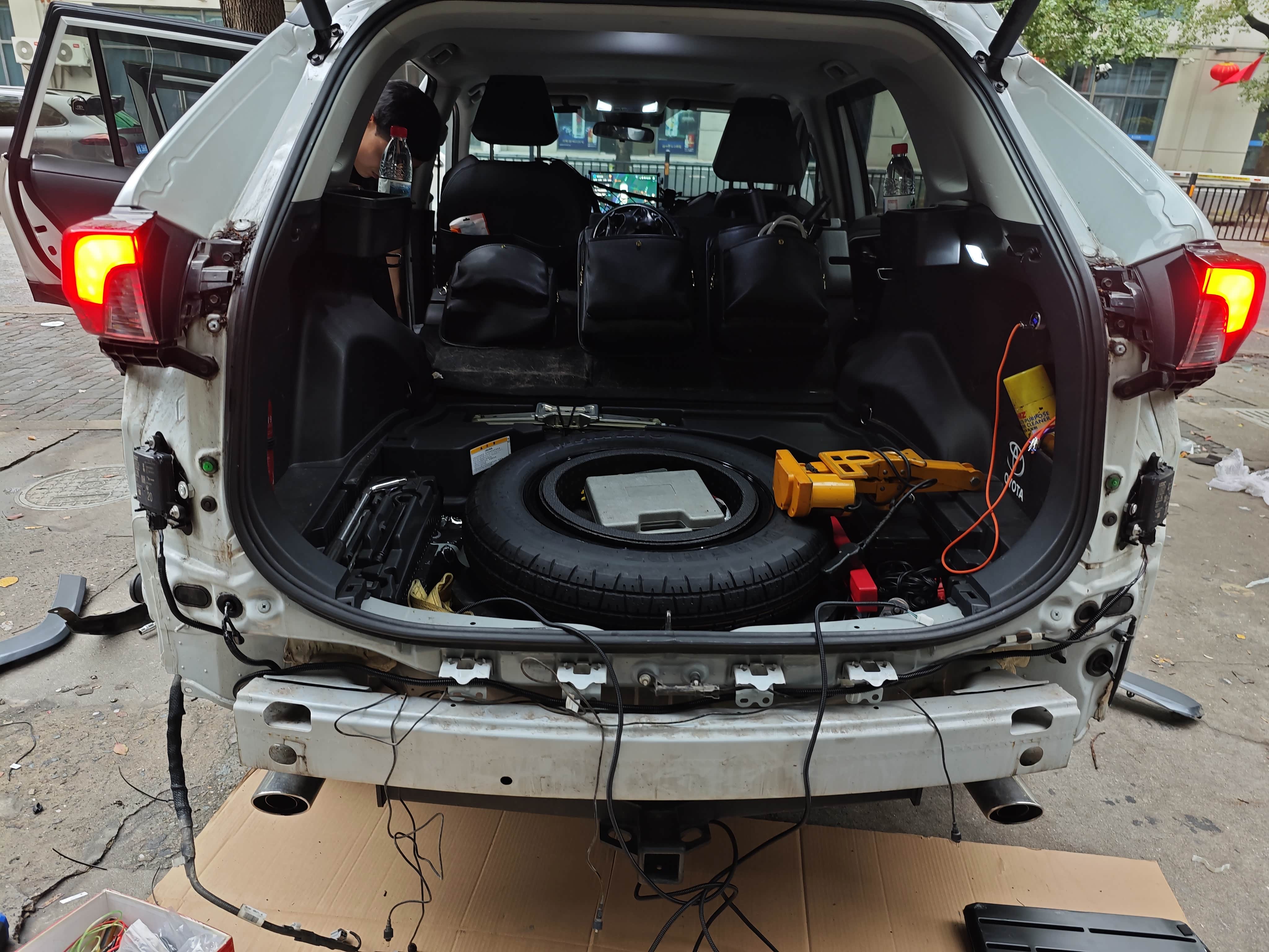 【图】终于装好了原厂Rcta+Bsm,颇多折腾，_RAV4荣放双擎E+论坛_汽车之家论坛