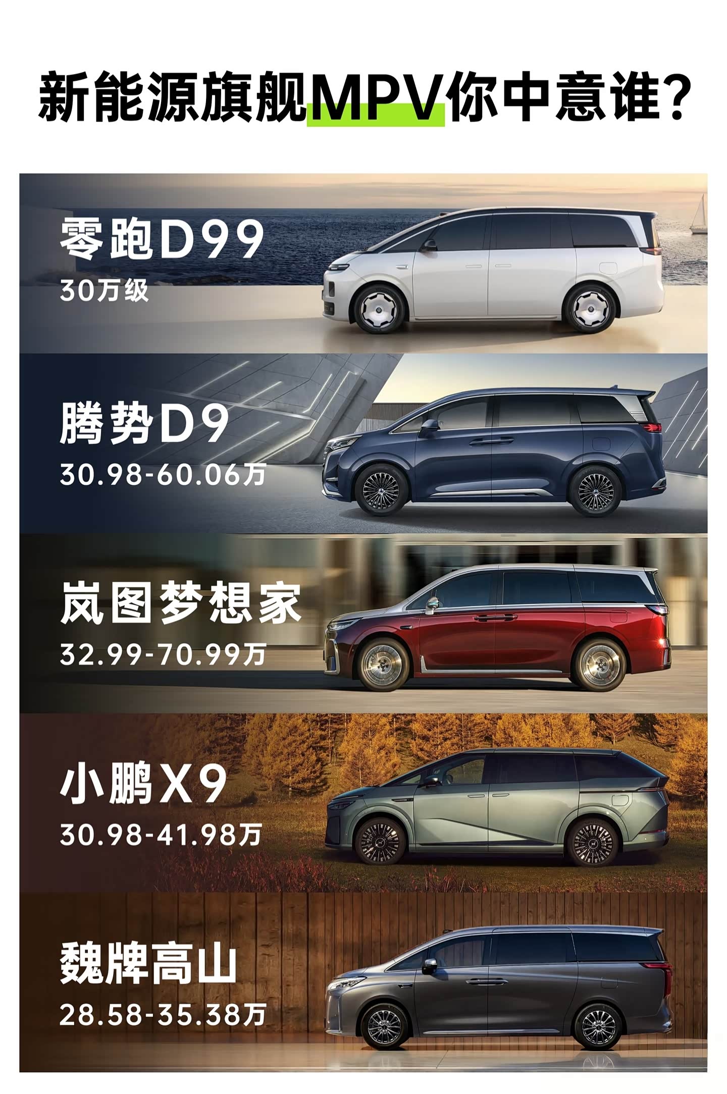 【图】30万级新能源MPV客观横评｜5款旗舰各有千秋 想选新能源M_天津论坛_汽车之家论坛
