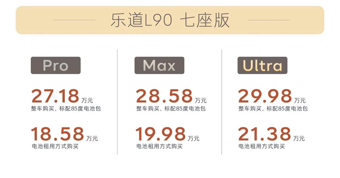 【图】17.98万元起，蔚来乐道L90上市！_乐道L90论坛_汽车之家论坛