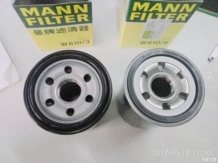 【图】曼牌W610/3和W610/6的区别对比，有图有真相_锋范/锋范经典论坛_汽车之家论坛
